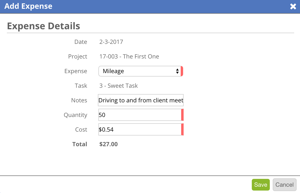 Entering Your Expenses – SQUAVA Support