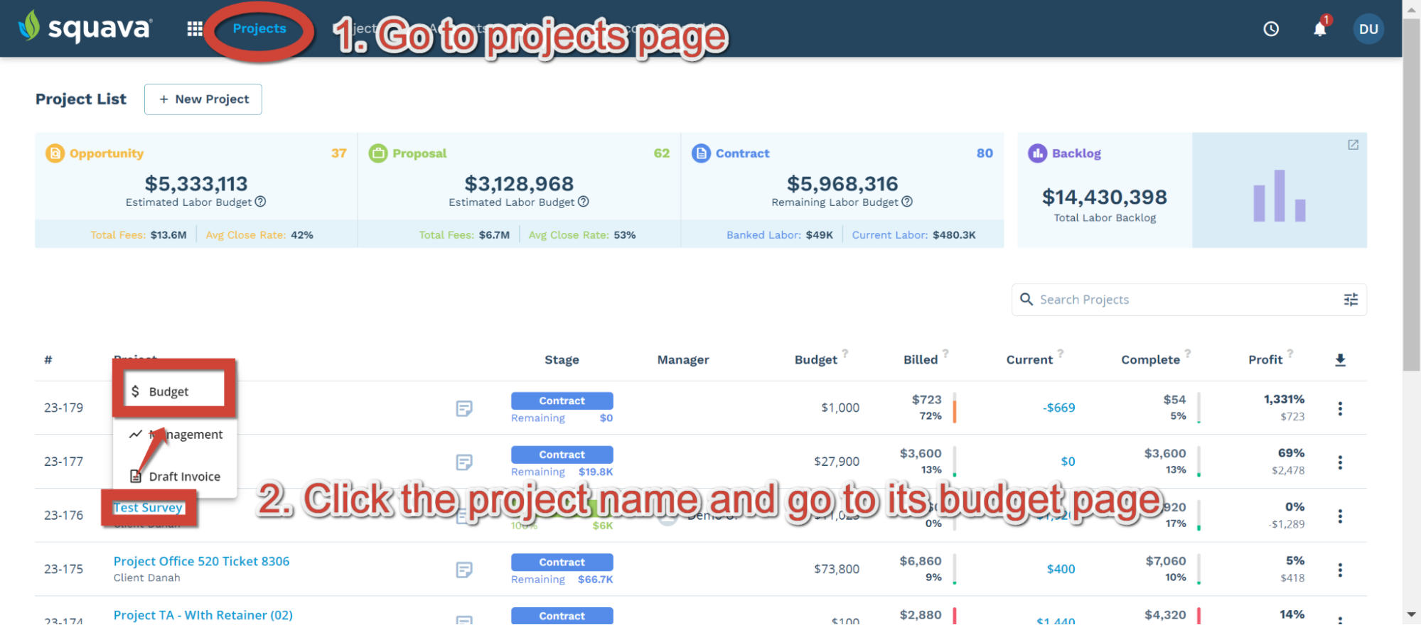 Subconsultant Expenses – SQUAVA Support