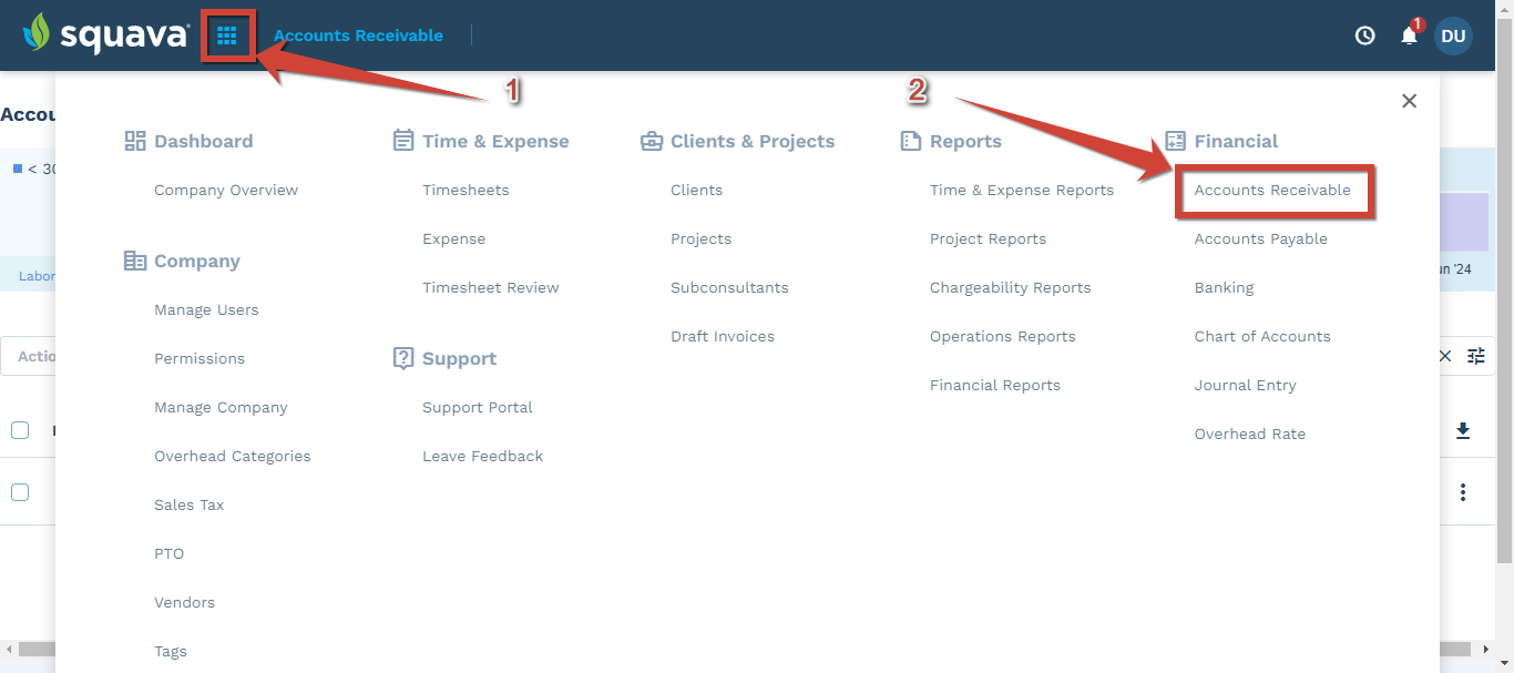 Applying Payments – SQUAVA Support
