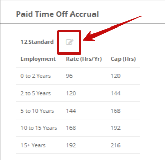 5- Define PTO/Sick Time Accrual Rates – SQUAVA Support