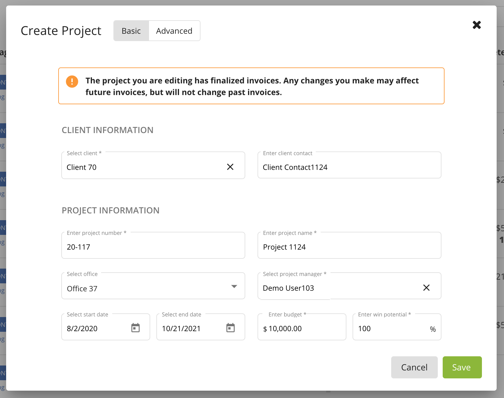 Adding Projects – SQUAVA Support