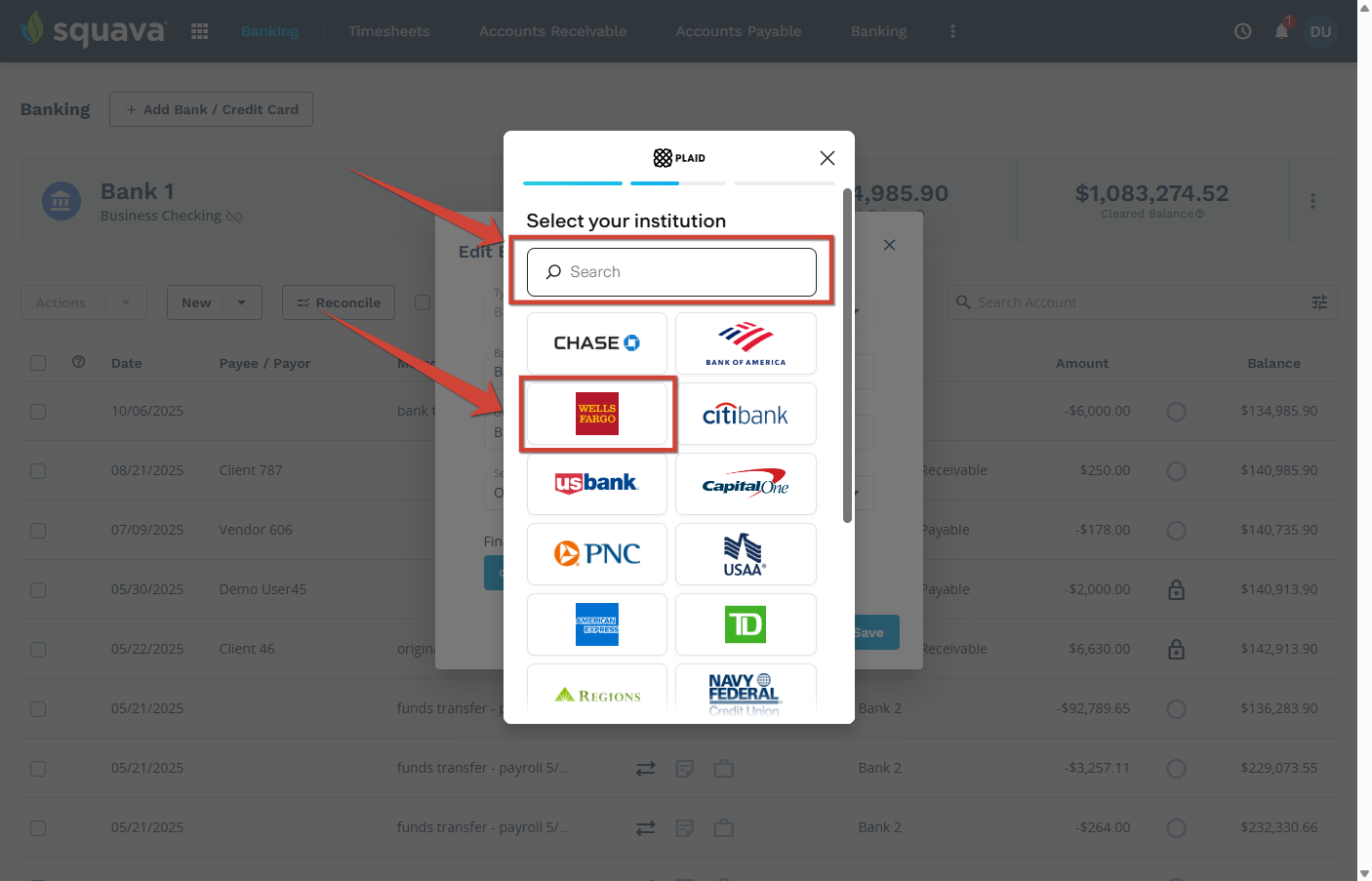 Linking a Bank or Credit Card Register to Your Financial Institution ...