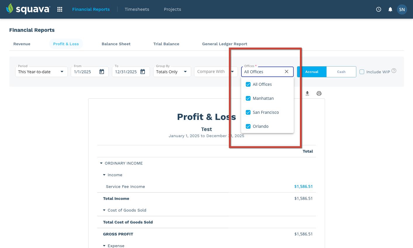 Financial Statements – SQUAVA Support